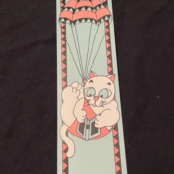 Design | Vintage Set Of 3 Whimsical Kitty Bookmarks 3 Different ...